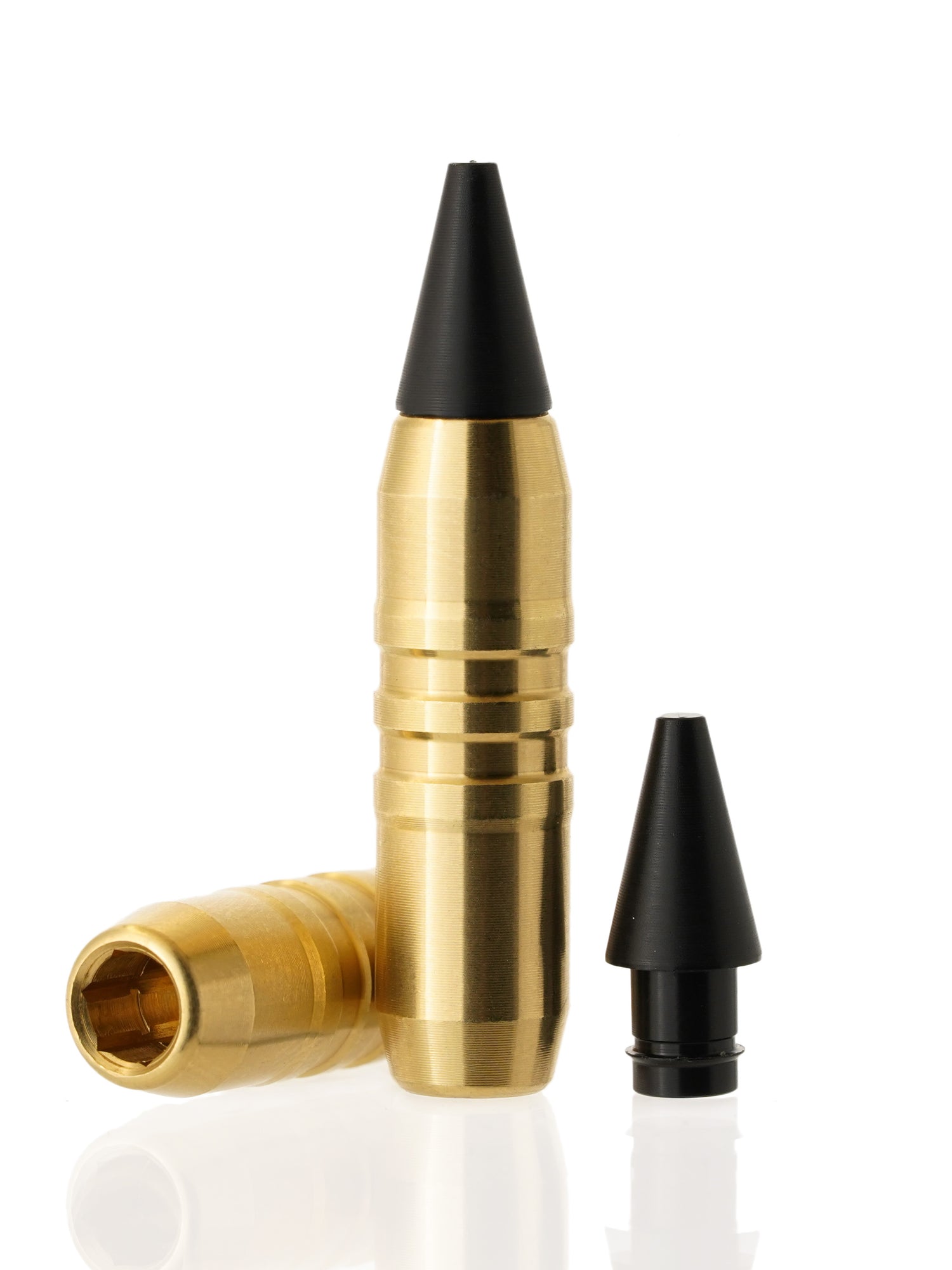 .308 130gr Solid Brass Hollow Point Hunting Bullet